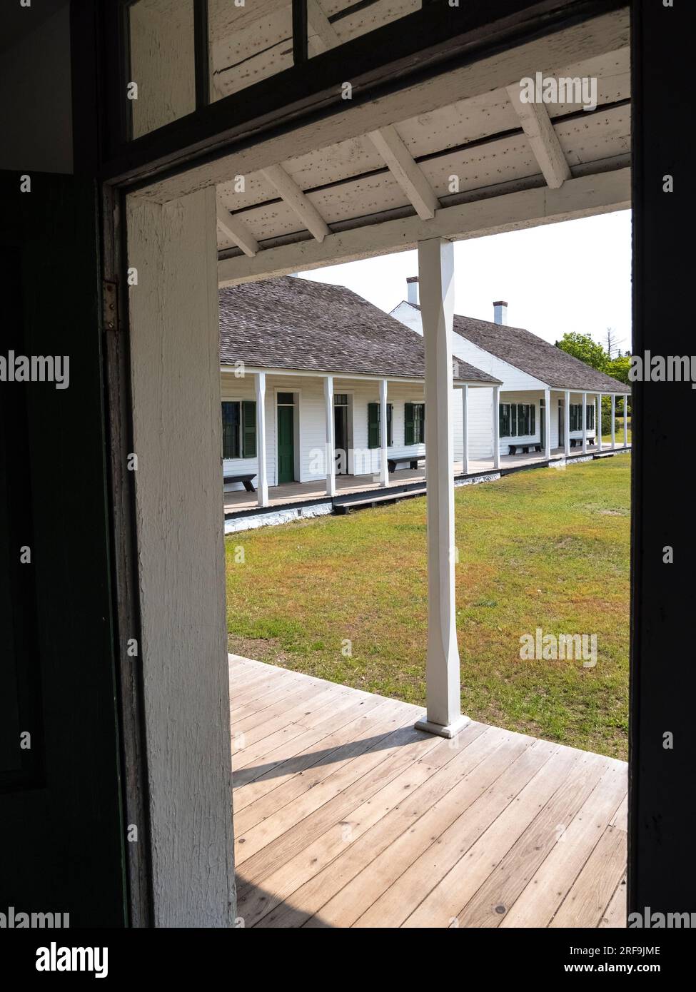 Fort Wilkins Historic State Park preserves the restored 1844 army ...