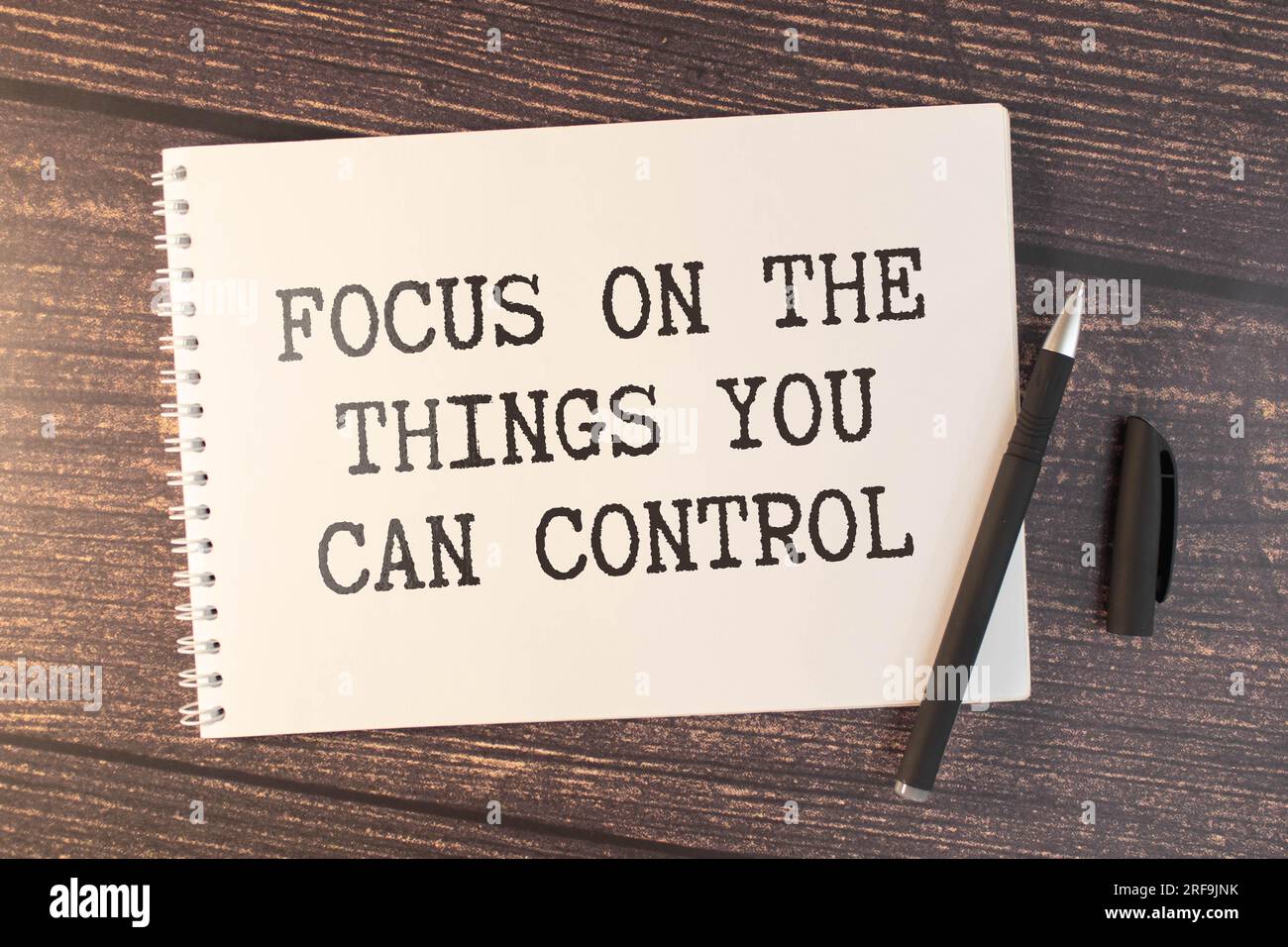 Focus on the things you can control Stock Photo - Alamy