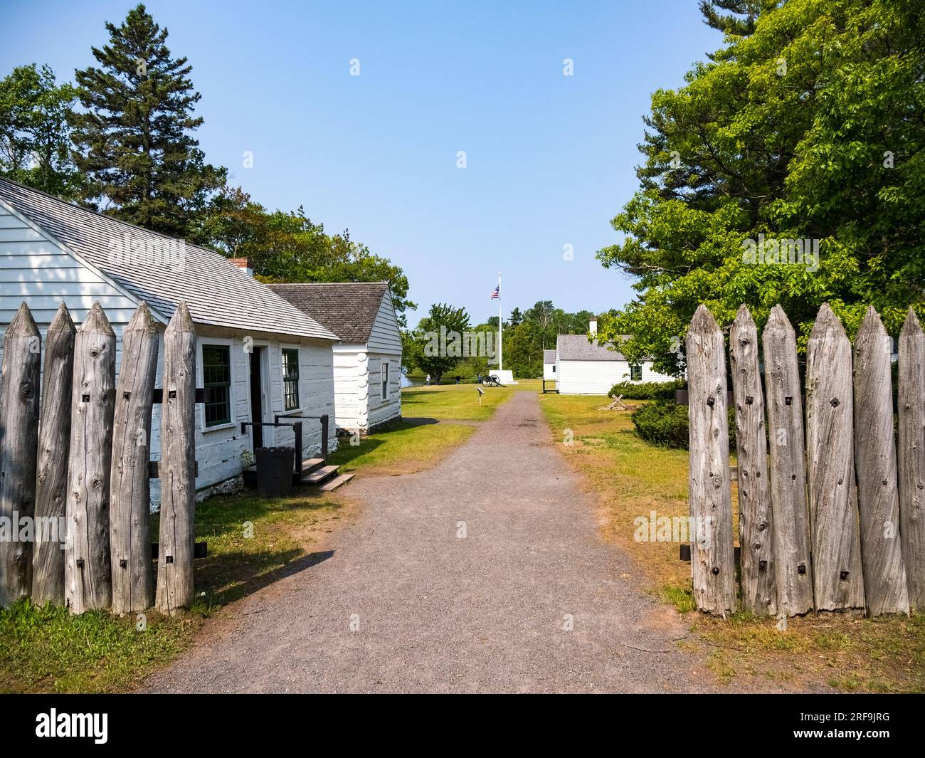 Fort Wilkins Historic State Park preserves the restored 1844 army ...