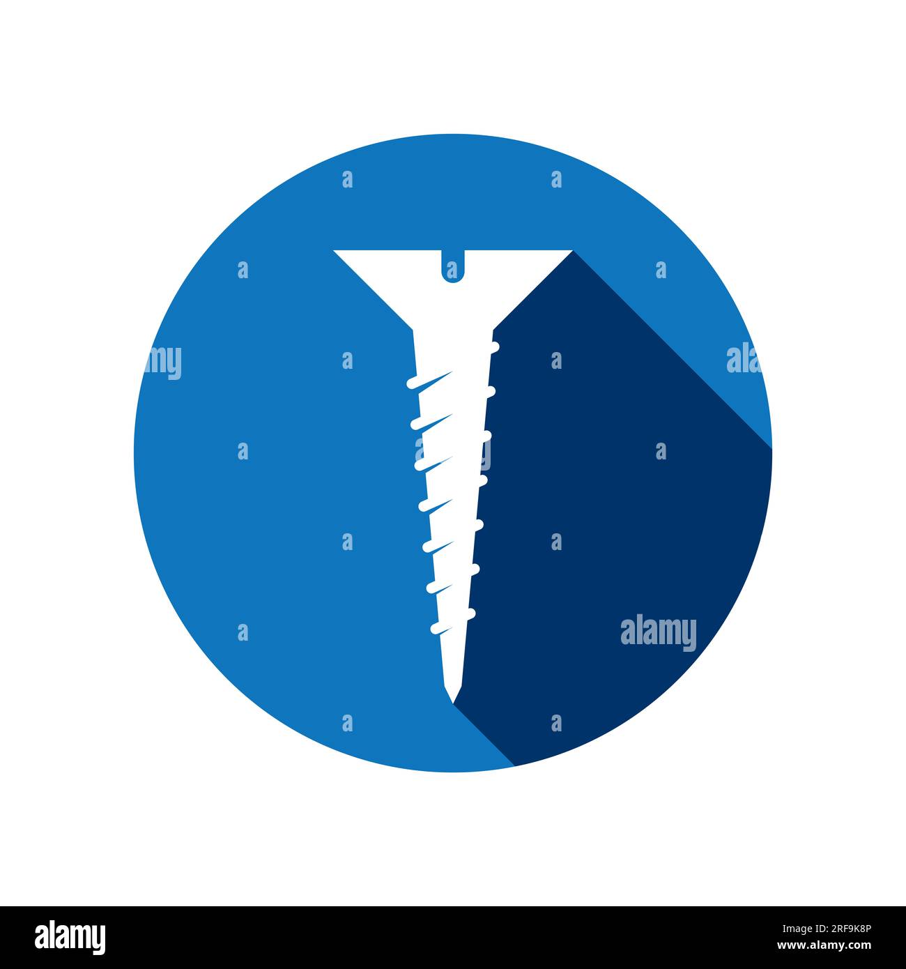 Deck screws icon vector illustration template design Stock Photo - Alamy