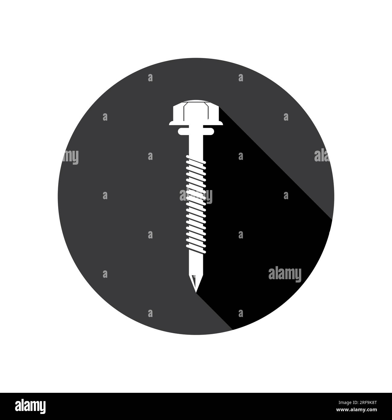 Deck screws icon vector illustration template design Stock Photo - Alamy