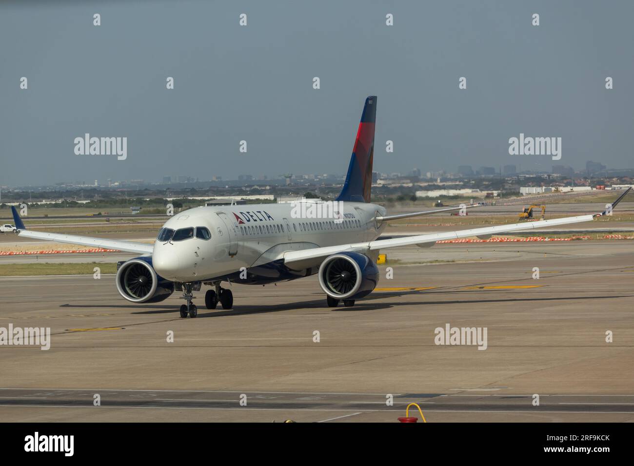 A Delta plane is seen at the Dallas-Fort Worth International Airport ...
