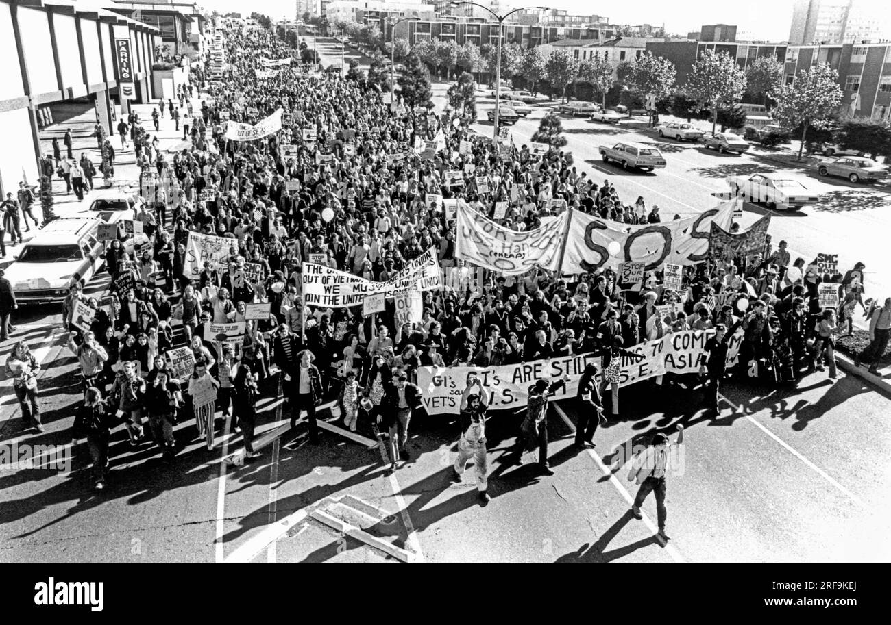 Vietnam war protests 1970s hi-res stock photography and images - Alamy