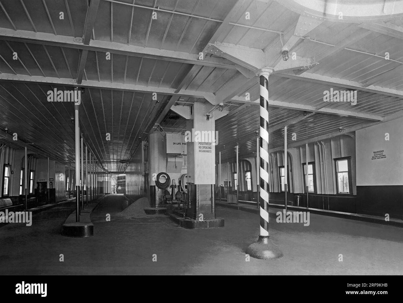 New York, New York September 4, 1923 Interior view of the Staten Island ...