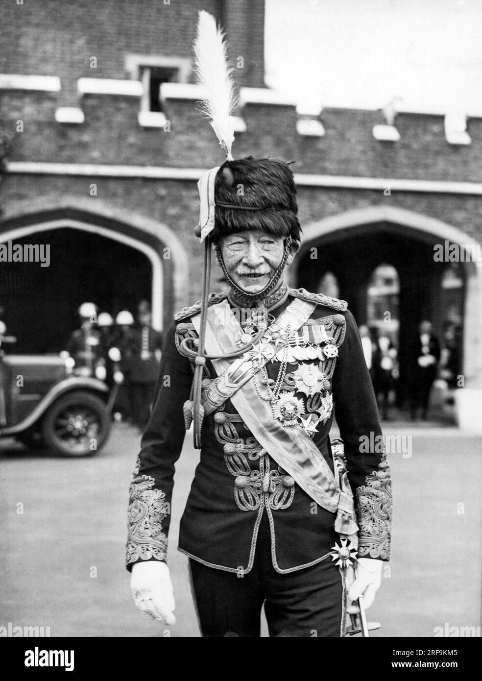 England: c. 1930 Robert Baden-Powell, the founder of the Boy and Girl ...