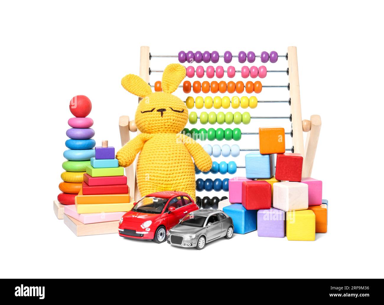 Many different children's toys isolated on white Stock Photo - Alamy