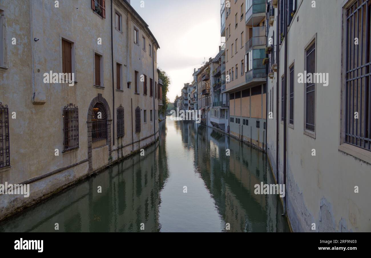 Charming Medieval Canal Scene in Padua Italy Stock Photo - Alamy