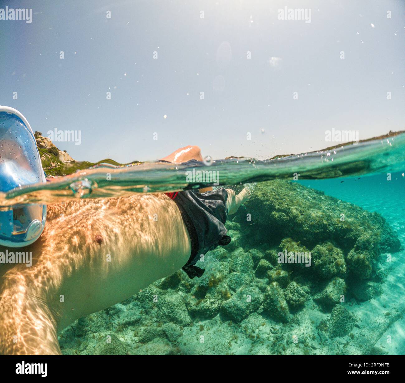 Halb unterwasser hi-res stock photography and images - Alamy