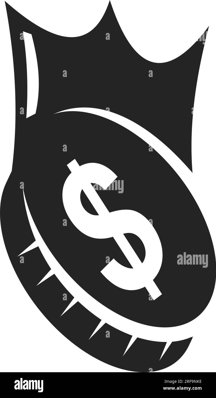 money logo template. Icon Illustration Brand Identity. Isolated and ...