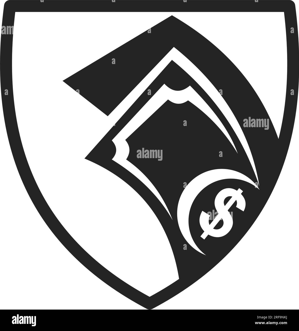 money logo template. Icon Illustration Brand Identity. Isolated and ...