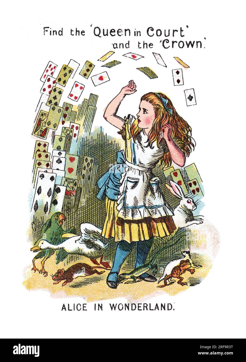 Playing cards Alice in Wonderland playing cards Stock Photo - Alamy