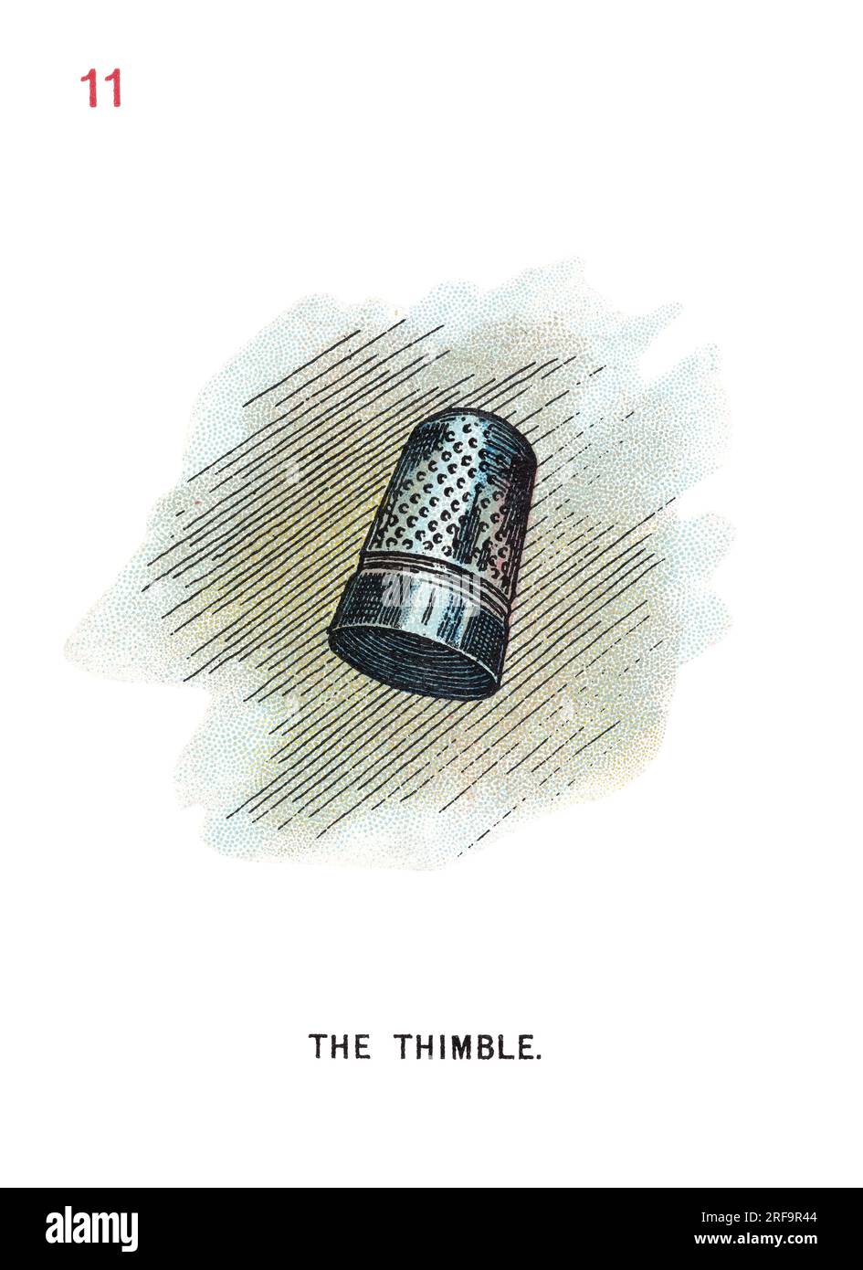 The Thimble Alice in Wonderland playing cards Stock Photo - Alamy