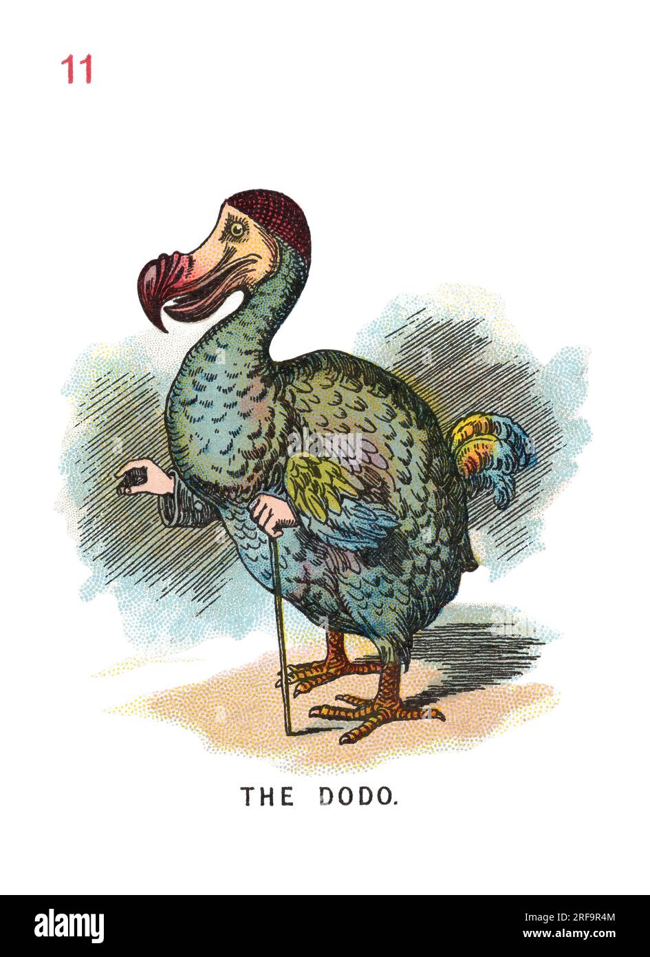 The Dodo Alice in Wonderland playing cards Stock Photo - Alamy