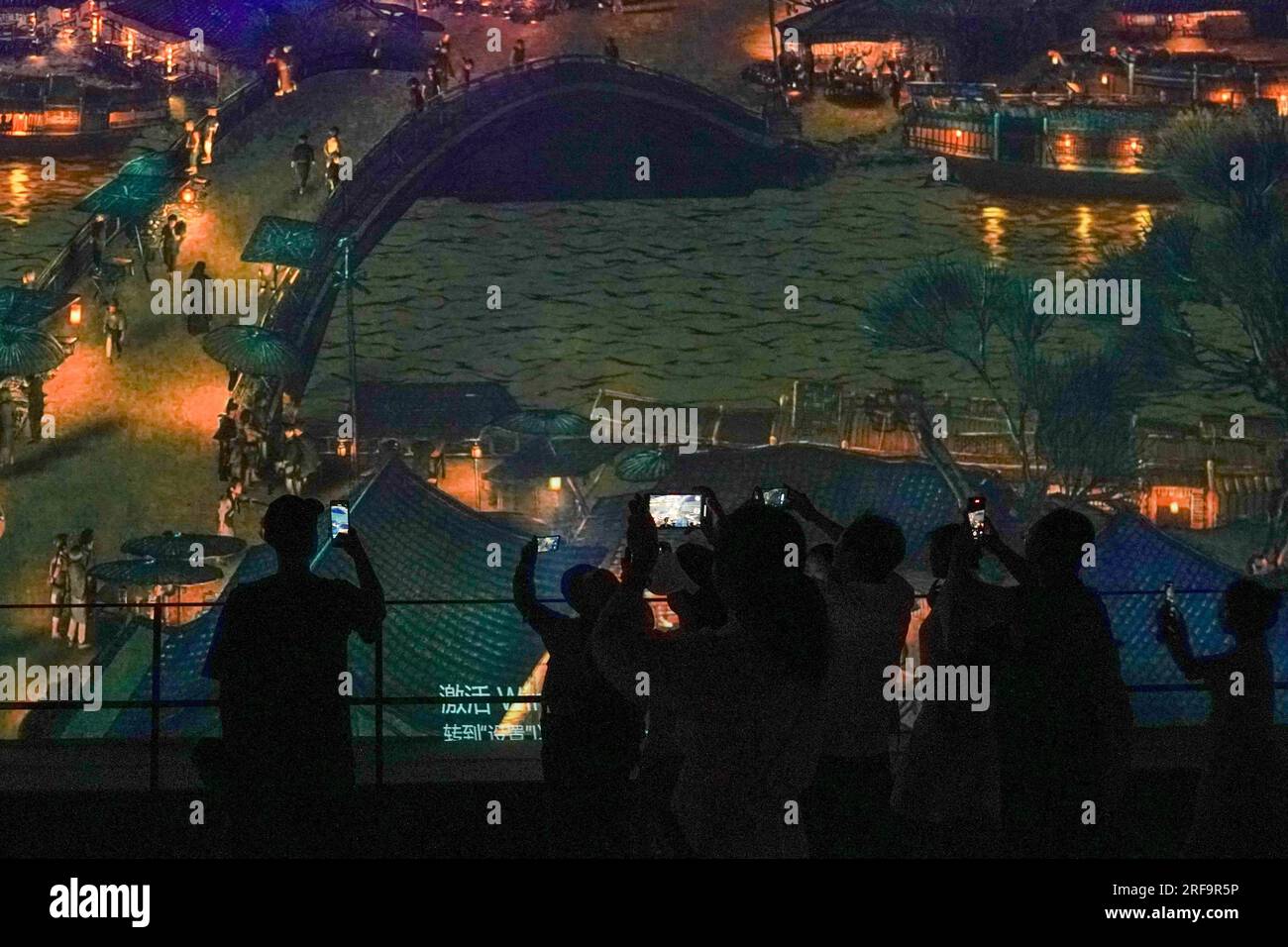 **CHINESE MAINLAND, HONG KONG, MACAU AND TAIWAN OUT** People visit the ...