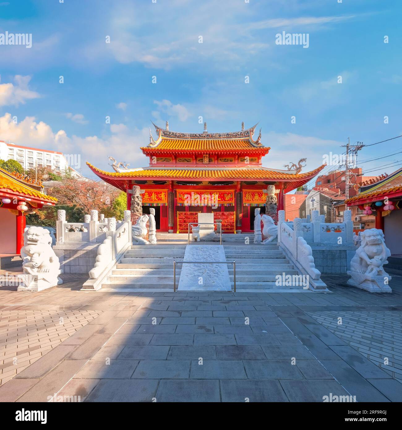 Nagasaki, Japan - Nov 28 2022: Confucius Shrine (Koshi-byo) built in ...