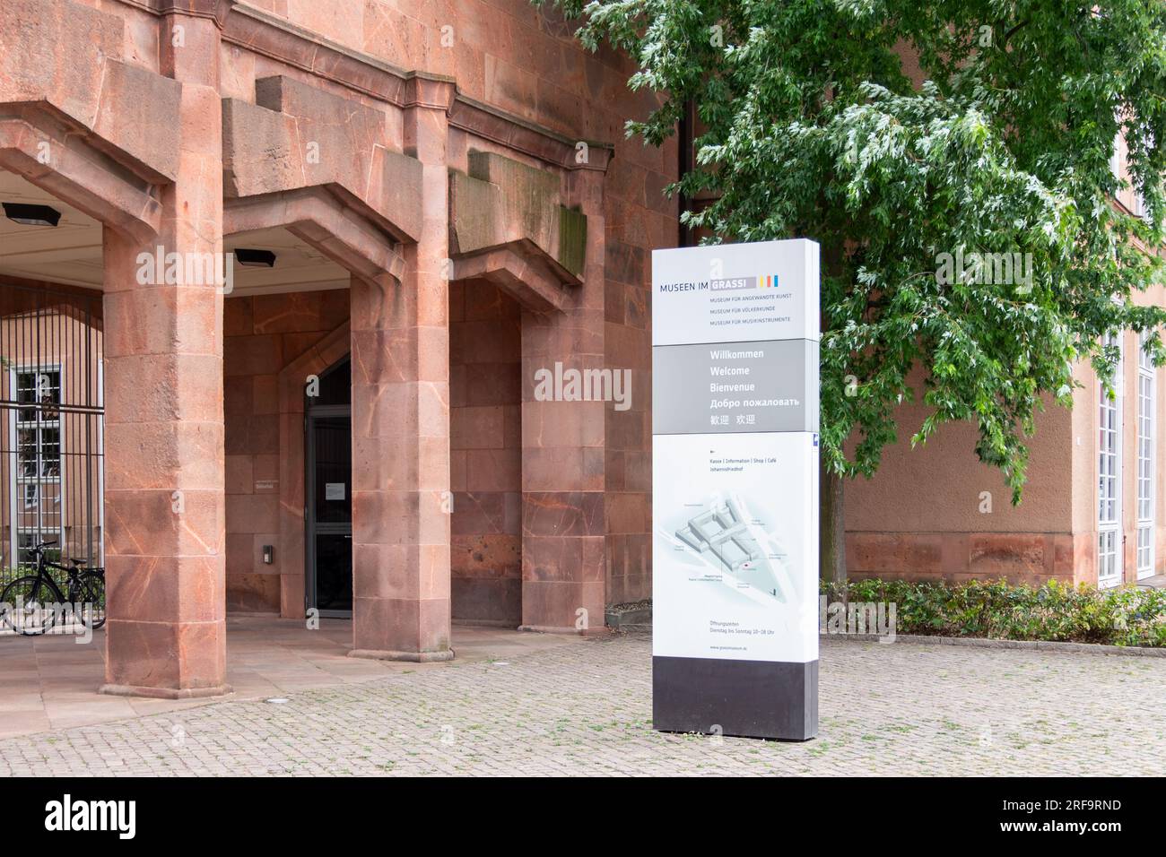 The Entrance of Grassi Museum in Leipzig, Germany Stock Photo - Alamy