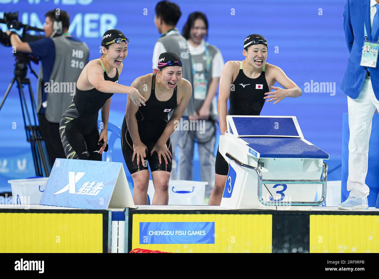 Dong'an Lake Sports Park Aquatics Centre, Chengdu, China. 1st Aug, 2023 ...
