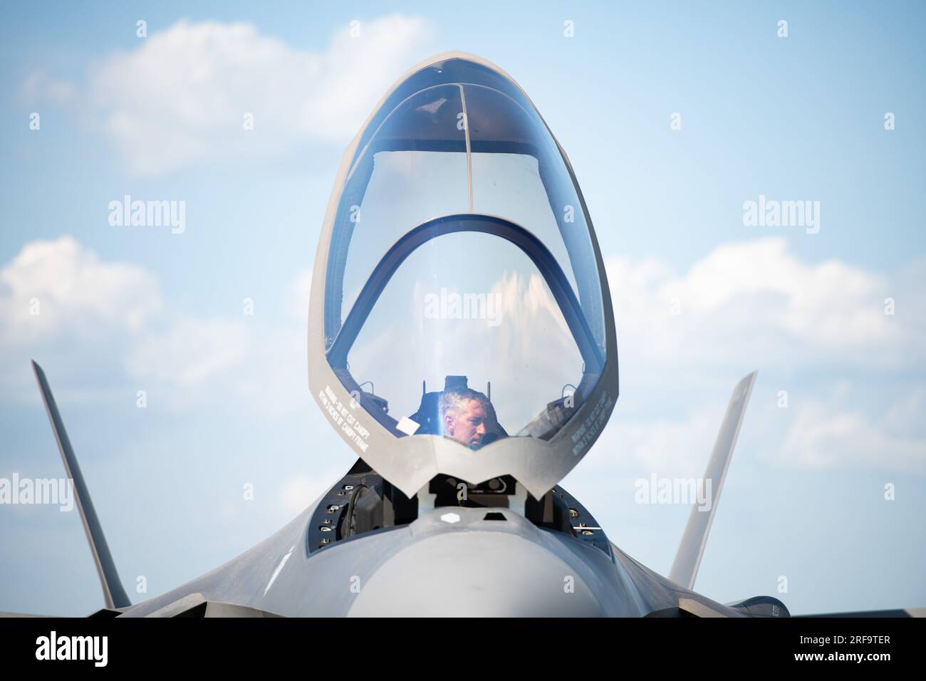 U.S. Air Force Col. George Watkins, 325th Fighter Wing commander ...