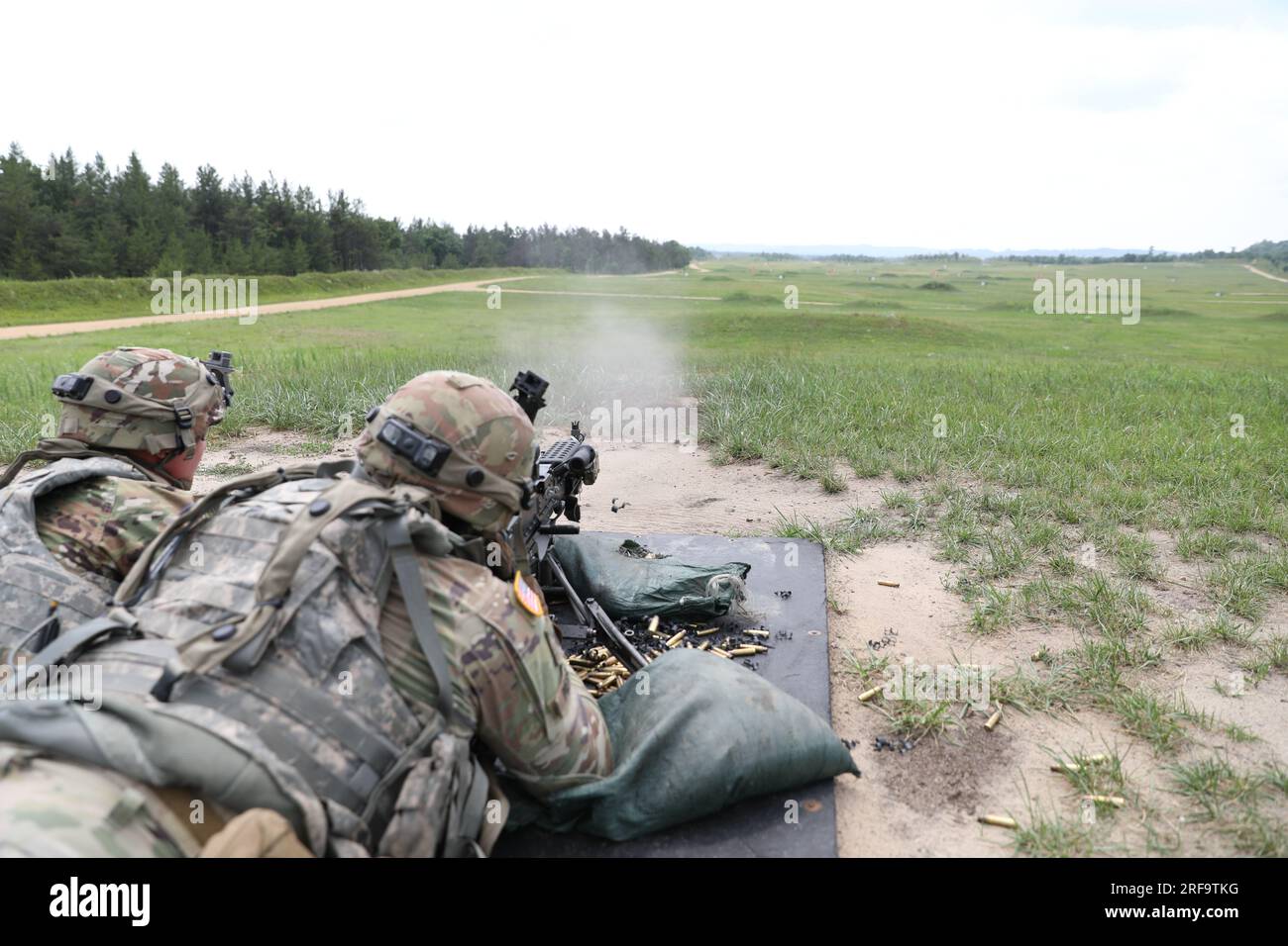 Members of the 2-127th Infantry Battalion, ran a range at Fort McCoy ...