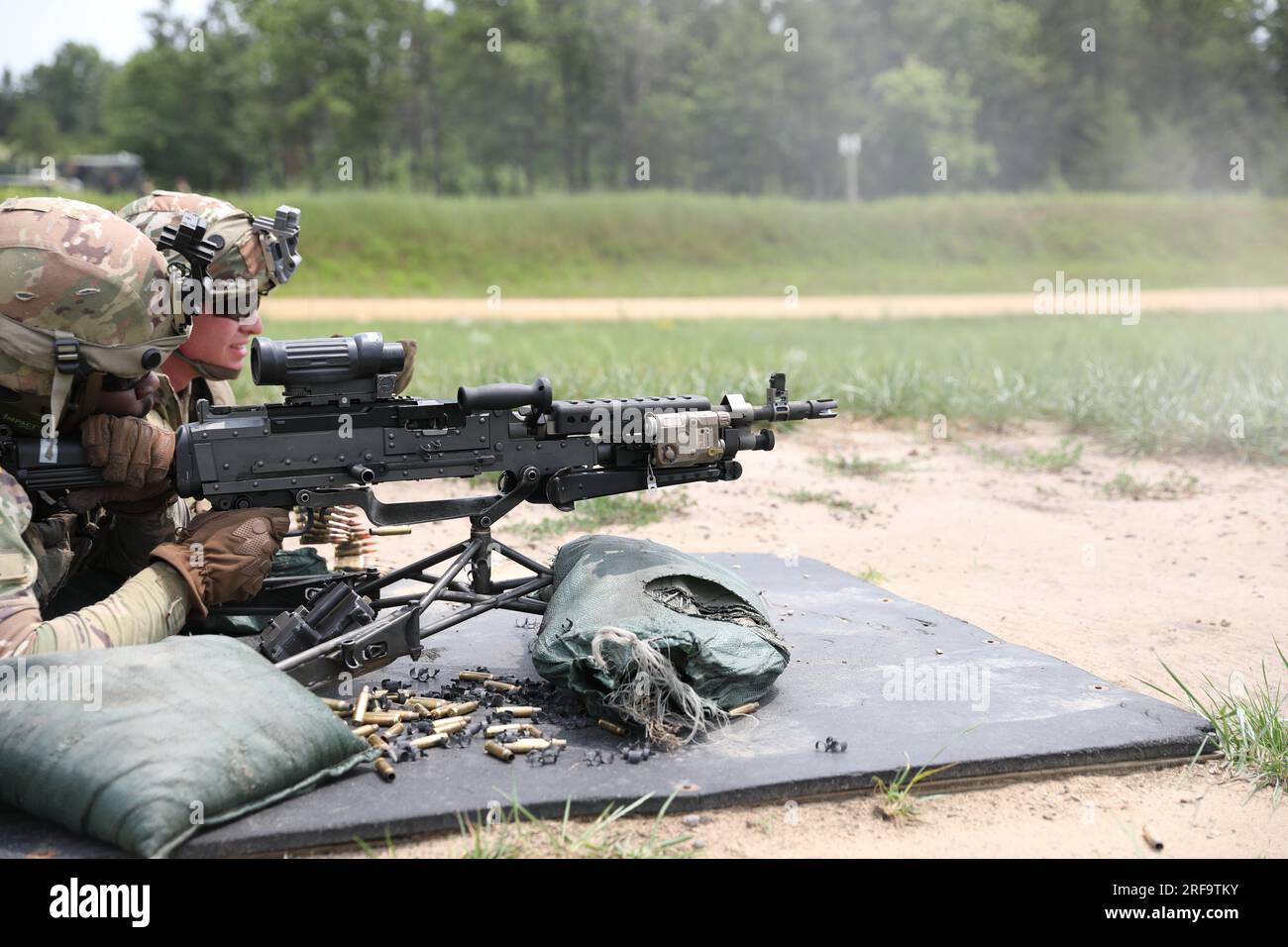 Members of the 2-127th Infantry Battalion, ran a range at Fort McCoy ...