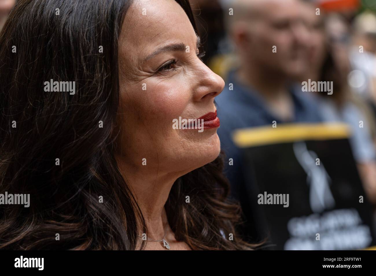 SAG-AFTRA President Fran Drescher attends rally in City Hall Park in ...