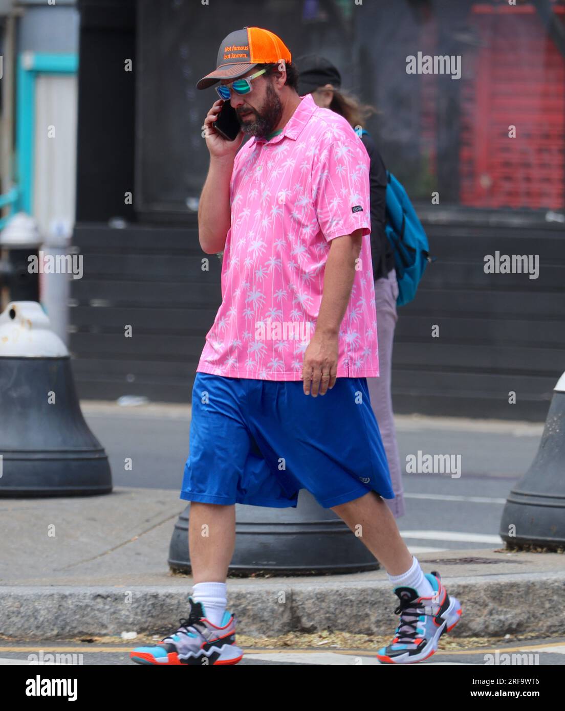 New York, USA. 01st Aug, 2023. Actor Adam Sandler walks on the street ...
