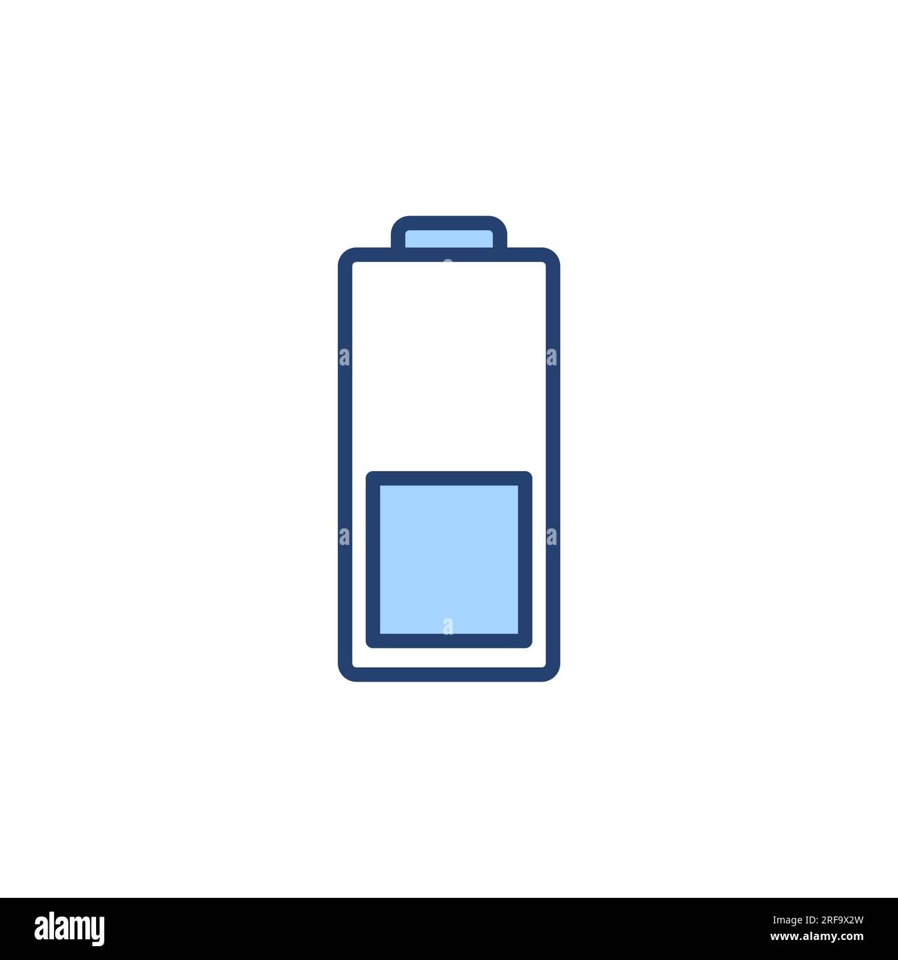 Battery icon vector. battery Charging sign. battery charge level Stock ...