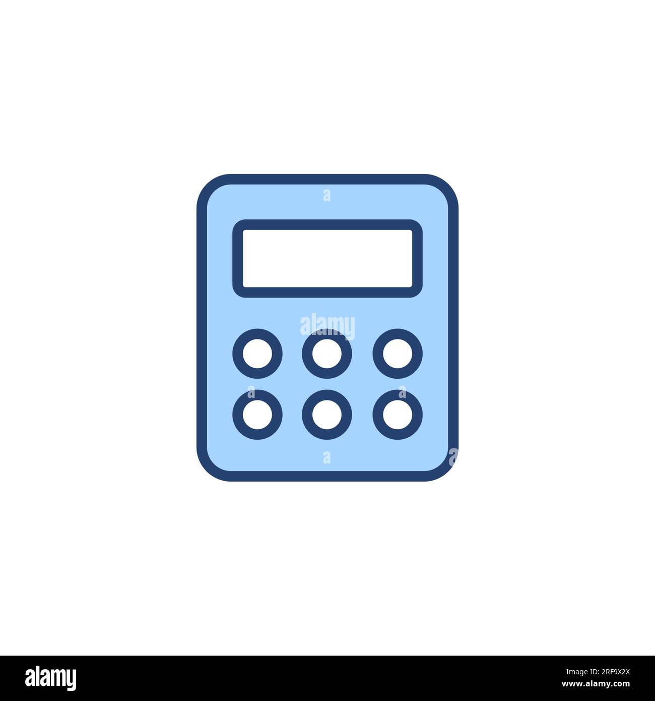 Calculator icon vector. Accounting calculator sign and symbol Stock ...