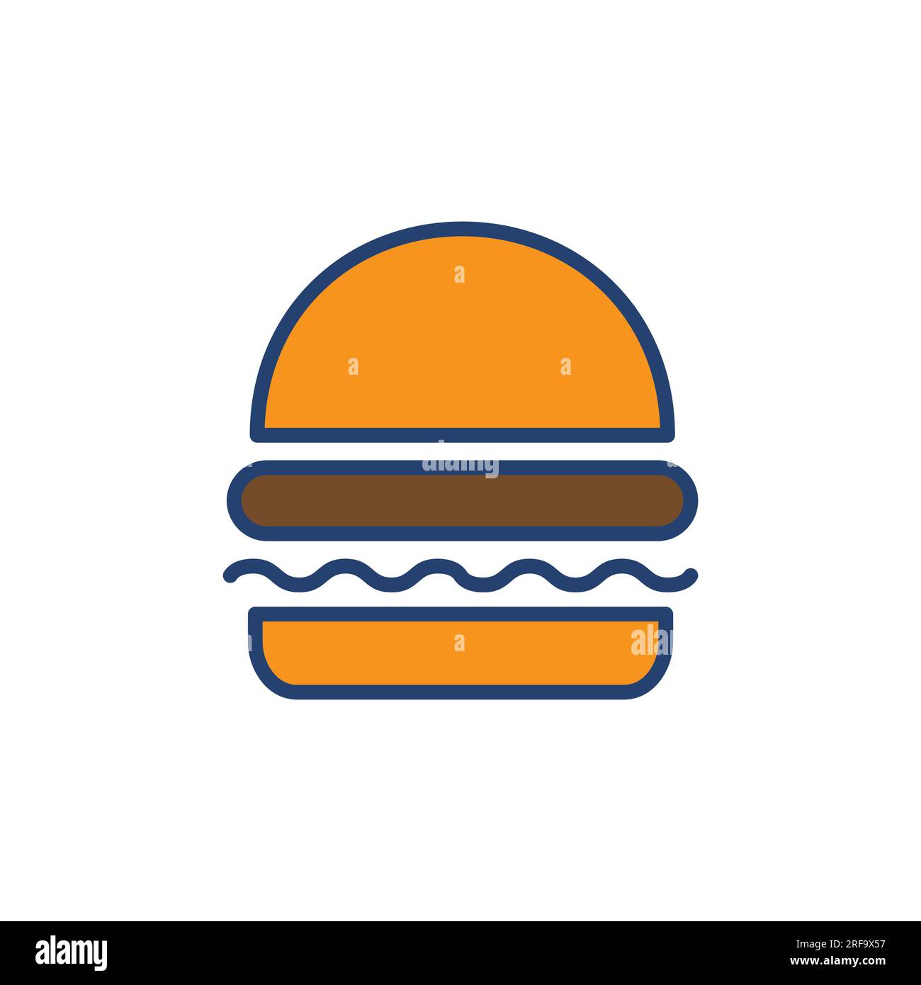 Burger icon vector. burger sign and symbol. hamburger Stock Vector ...