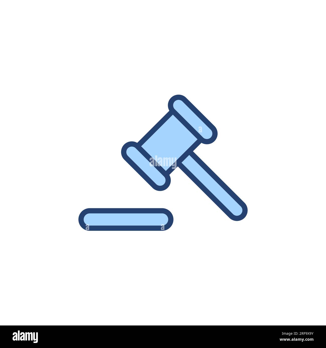 Gavel icon vector. judge gavel sign and symbol. law icon. auction ...
