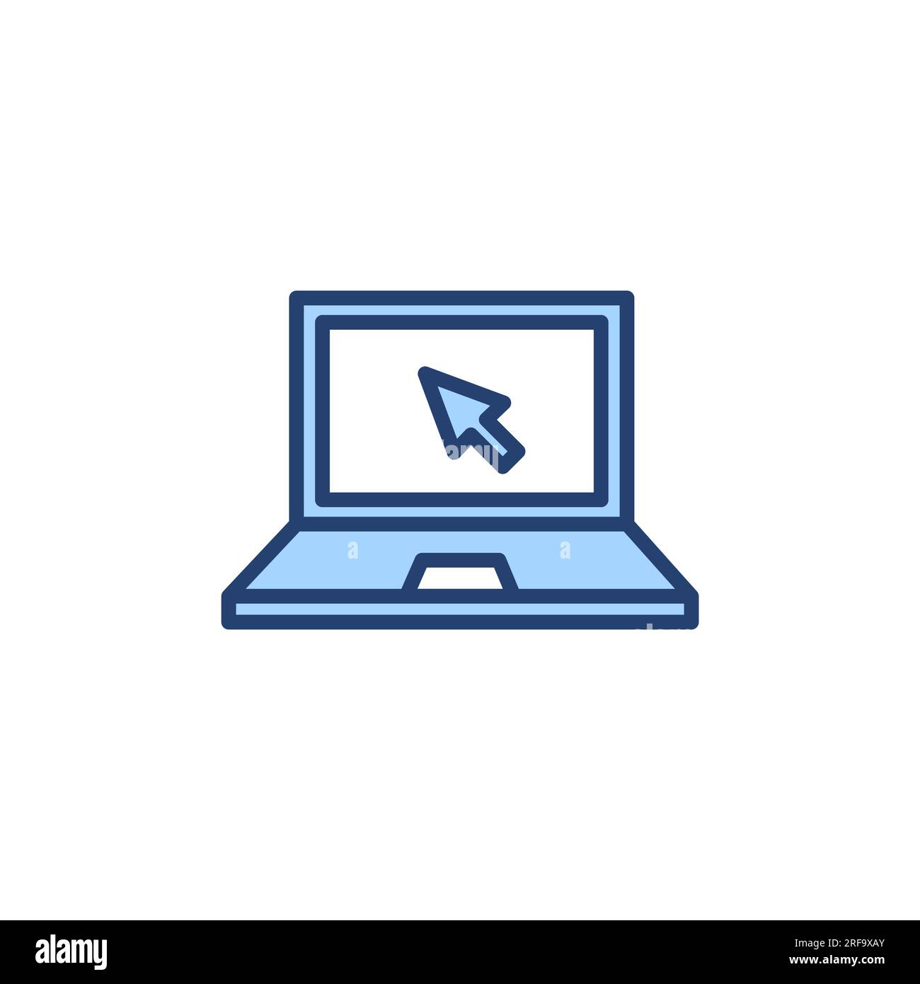 Laptop icon vector. computer sign and symbol Stock Vector Image & Art ...