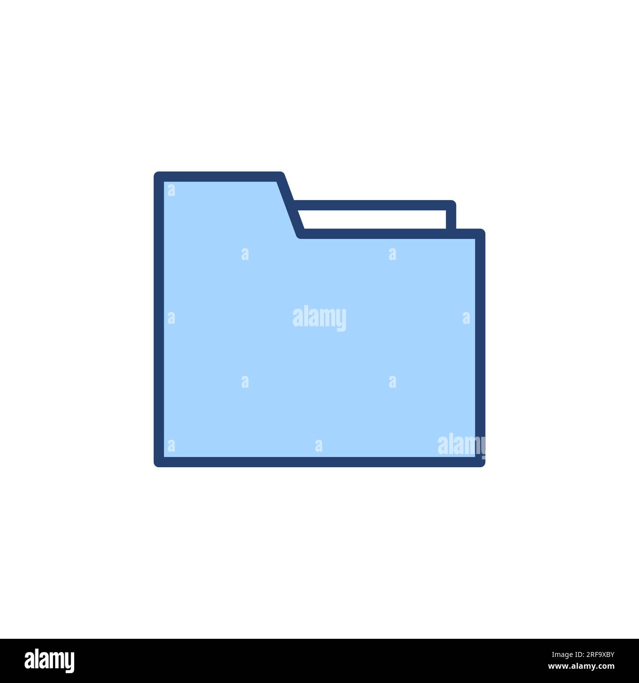 Folder icon vector. folder sign and symbol Stock Vector Image & Art - Alamy