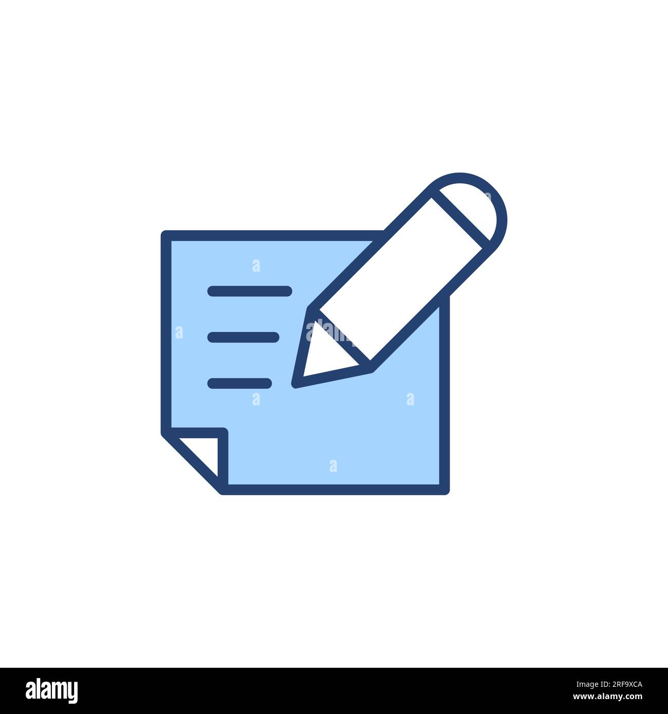 Note icon vector. notepad sign and symbol Stock Vector Image & Art - Alamy