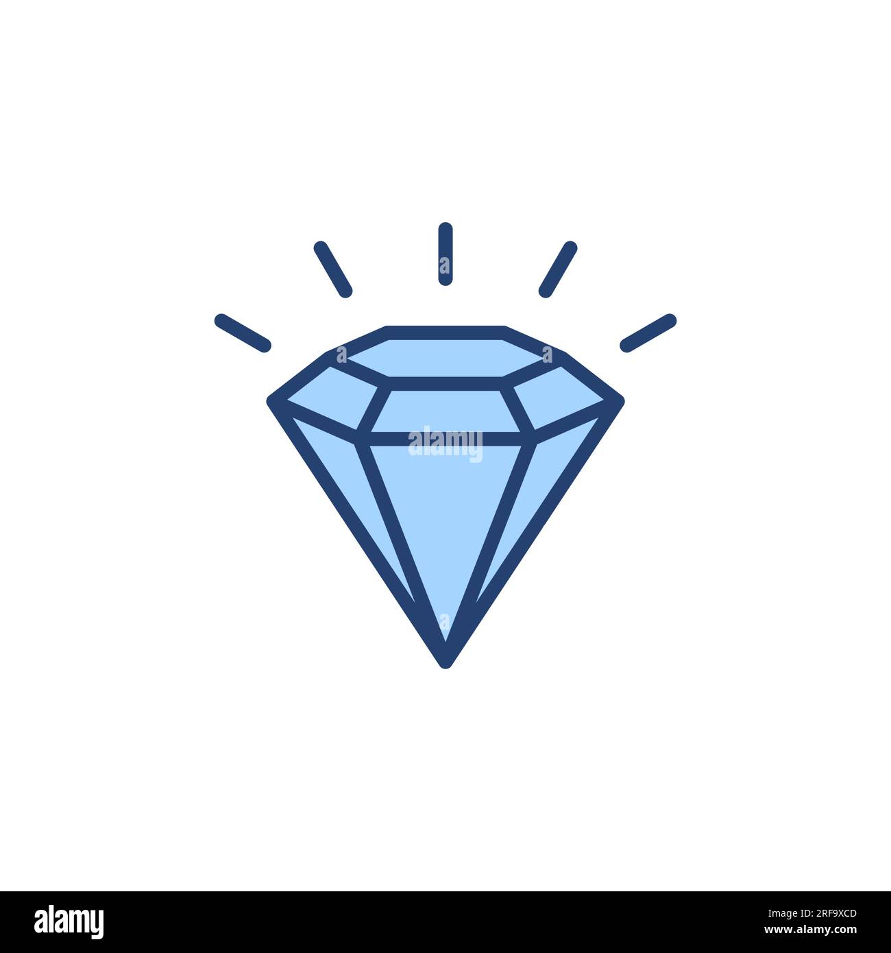 Diamond icon vector. diamond gems sign and symbol Stock Vector Image ...