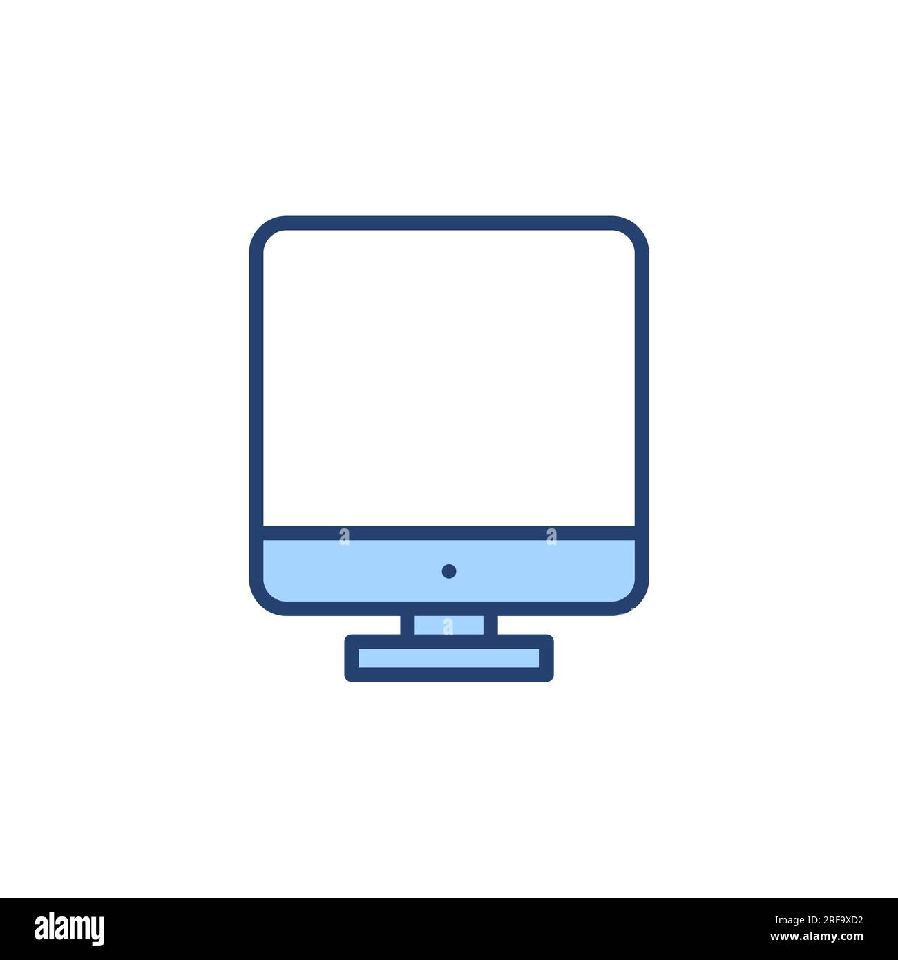 Computer icon vector. computer monitor sign and symbol Stock Vector ...