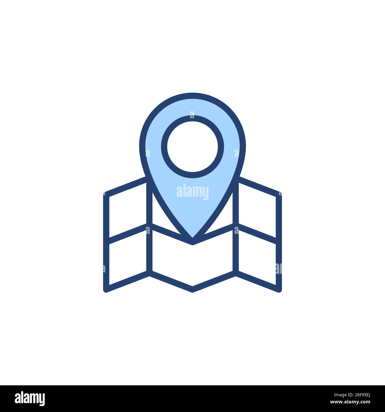 Maps and pin icon vector. location sign and symbol. geo locate, pointer ...