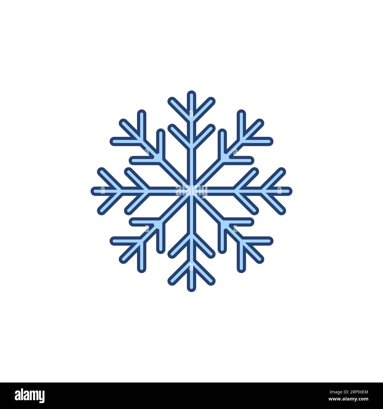 Snow icon vector. snowflake sign and symbol Stock Vector Image & Art ...