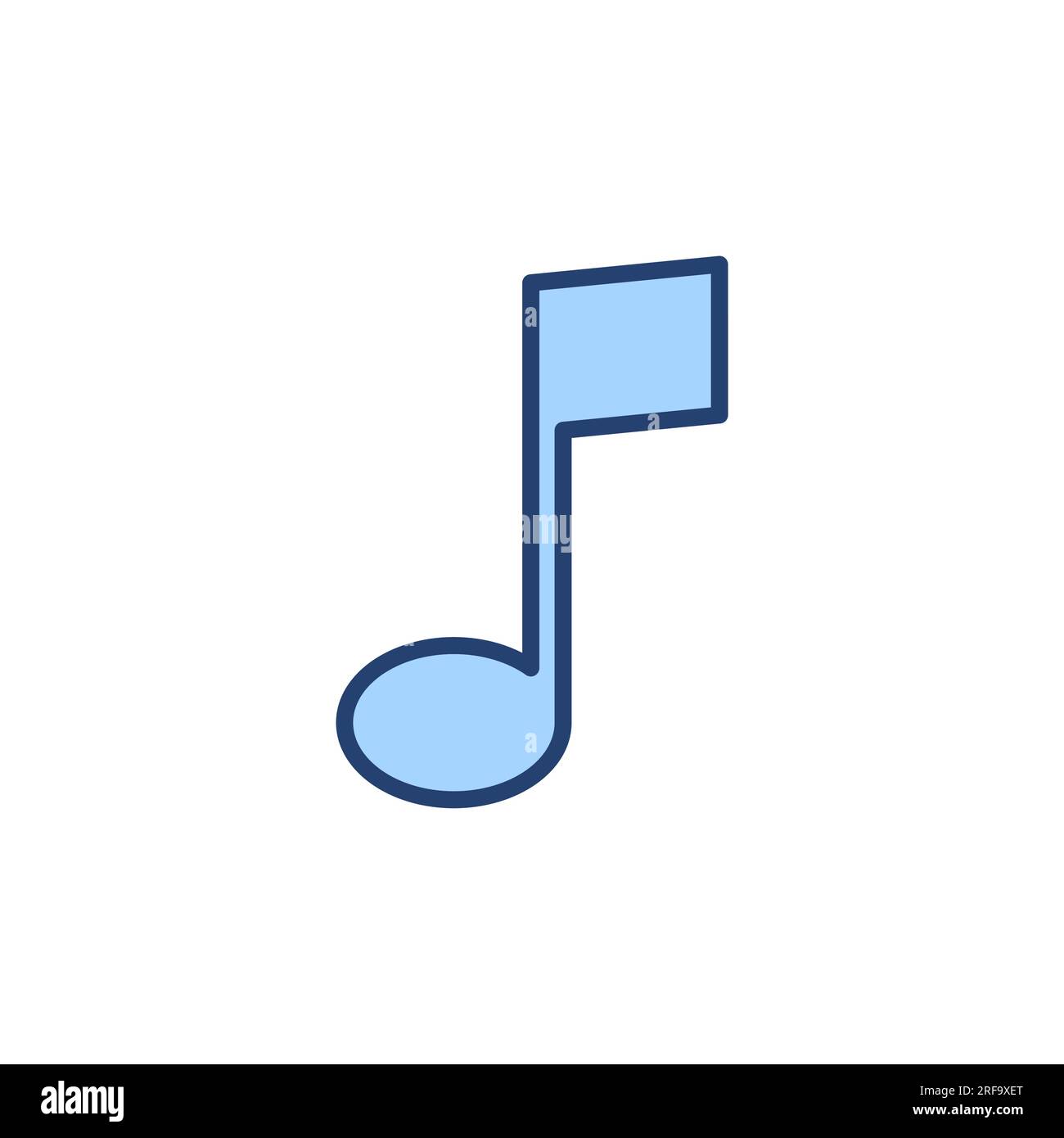 Music icon vector. note music sign and symbol Stock Vector Image & Art ...