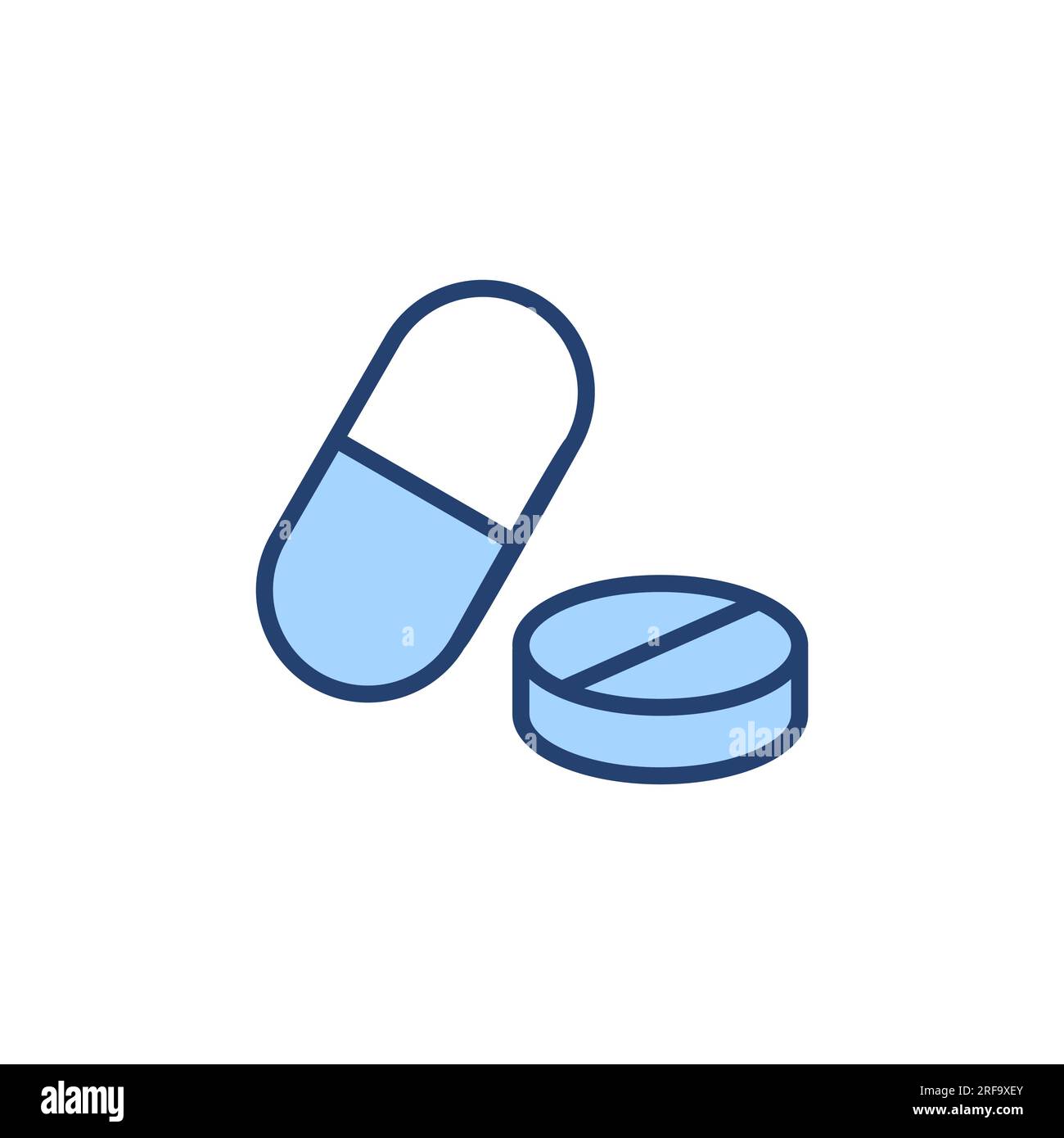 Pills icon vector. capsule icon. Drug sign and symbol Stock Vector ...