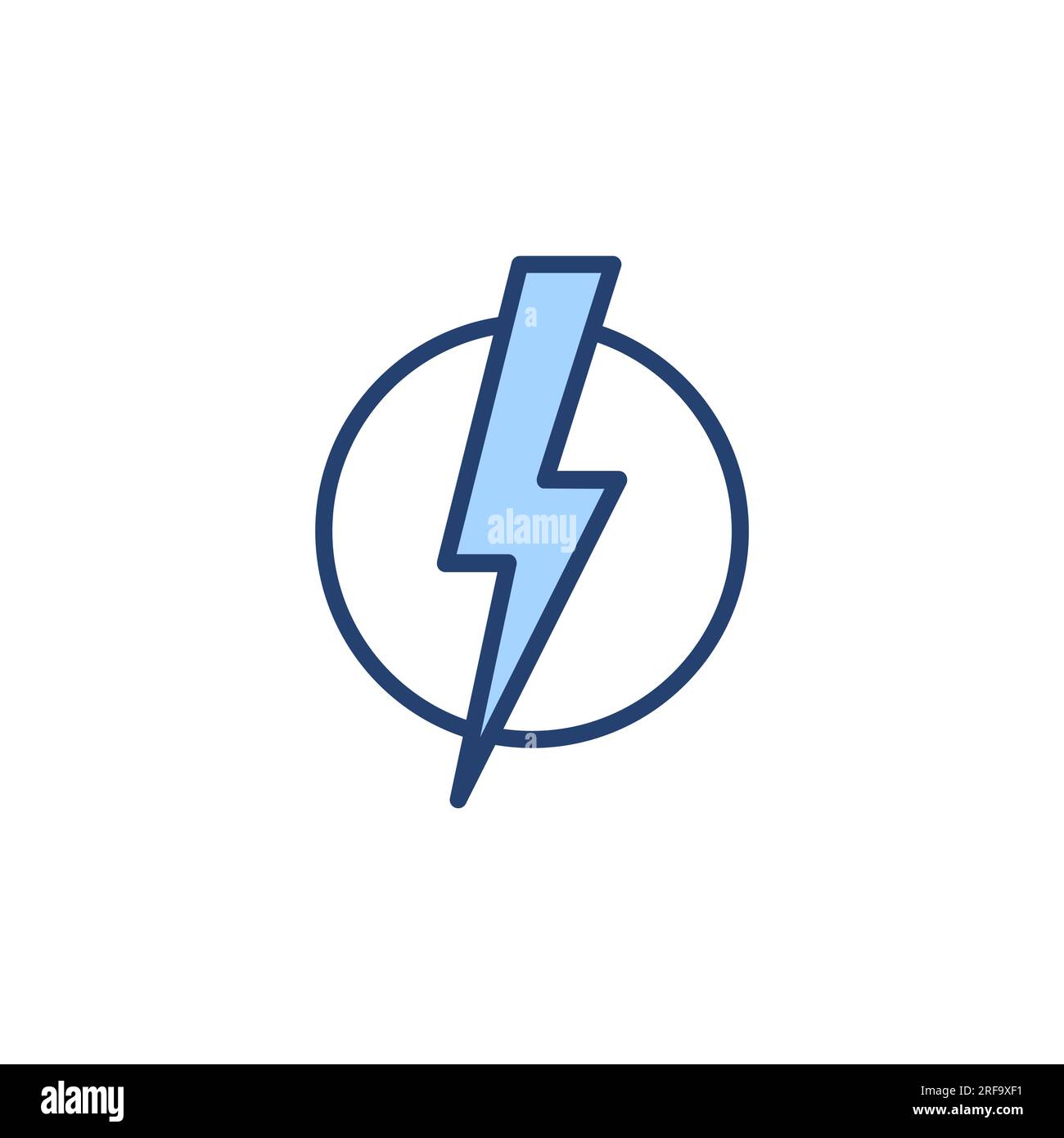 Lightning icon vector. electric sign and symbol. power icon. energy ...