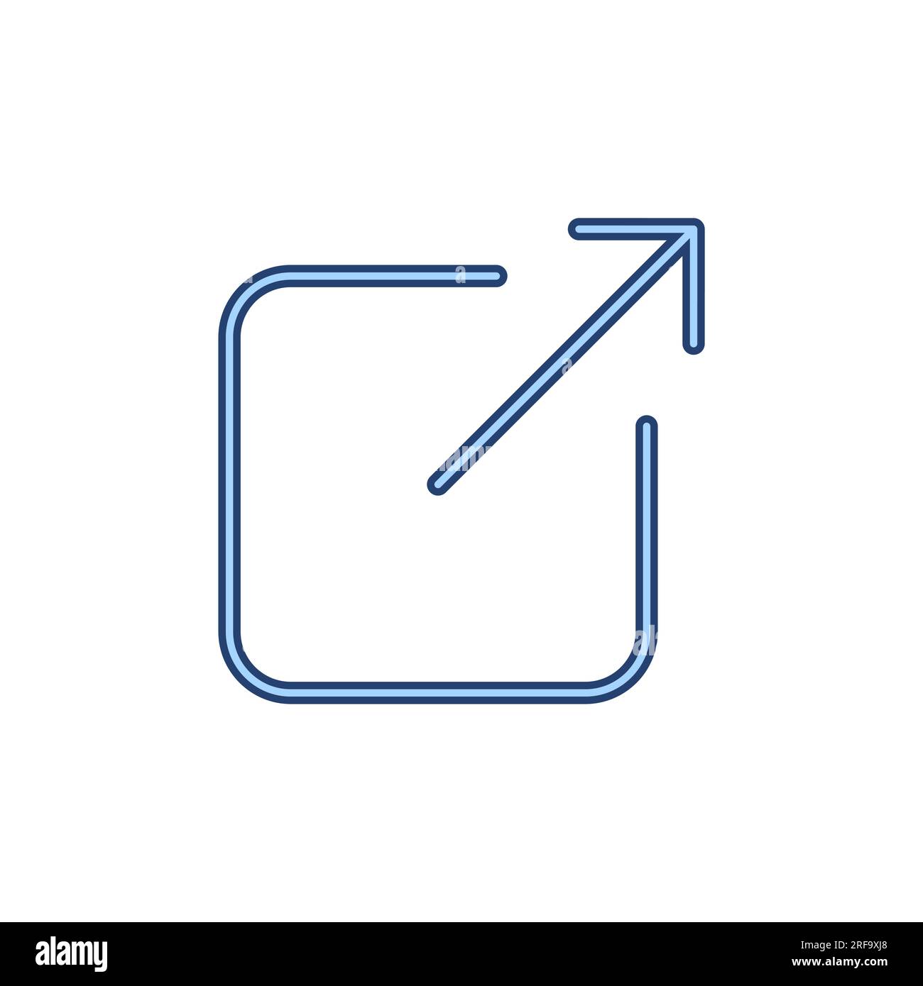 Share icon vector. Sharing sign and symbol Stock Vector Image & Art - Alamy