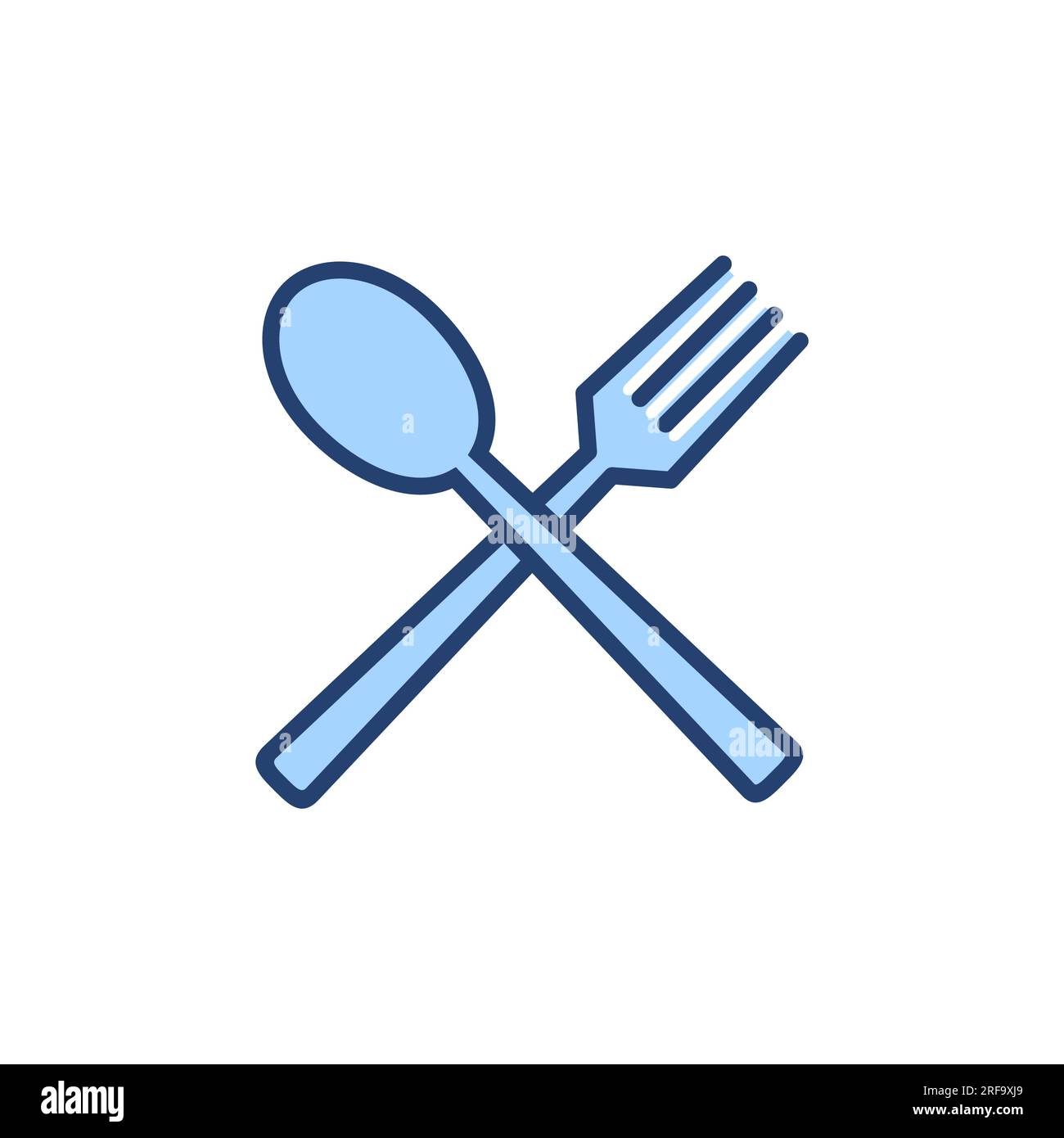 spoon and fork icon vector. spoon, fork and knife icon vector ...