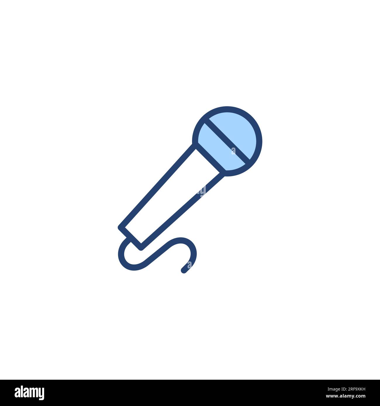 Microphone icon vector. karaoke sign and symbol Stock Vector Image ...