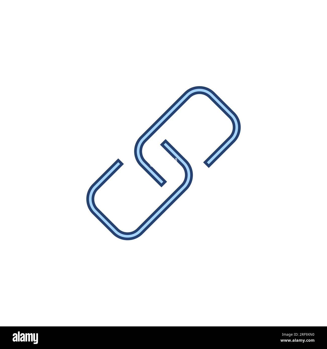 Link icon vector. Hyperlink chain sign and symbol Stock Vector Image & Art - Alamy