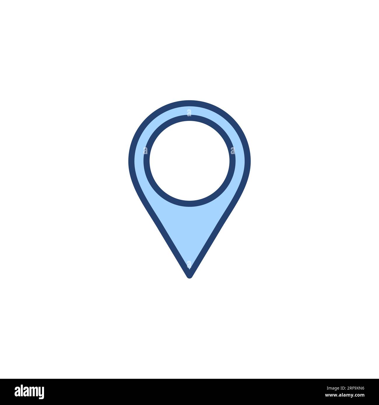 Pin icon vector. Location sign and symbol. destination icon. map pin ...