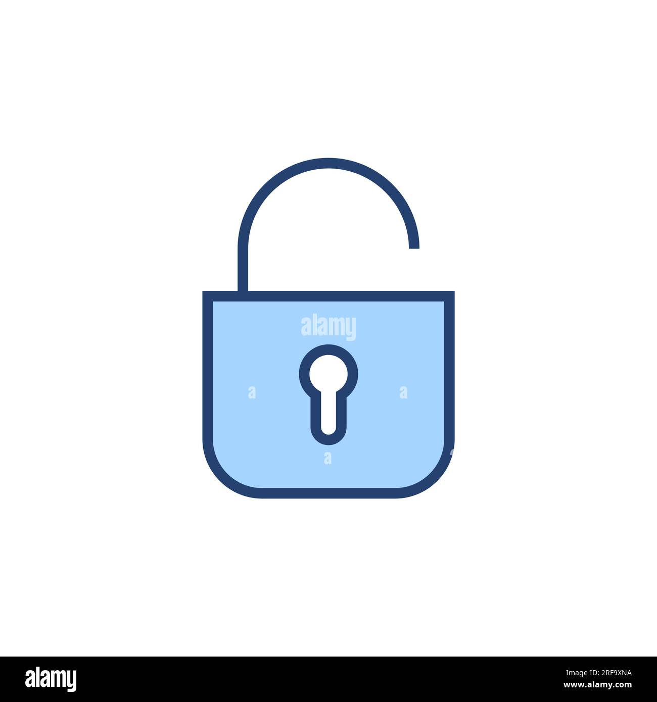 Unlock icon vector. Unlock sign and symbol. unlocked padlock icon Stock ...