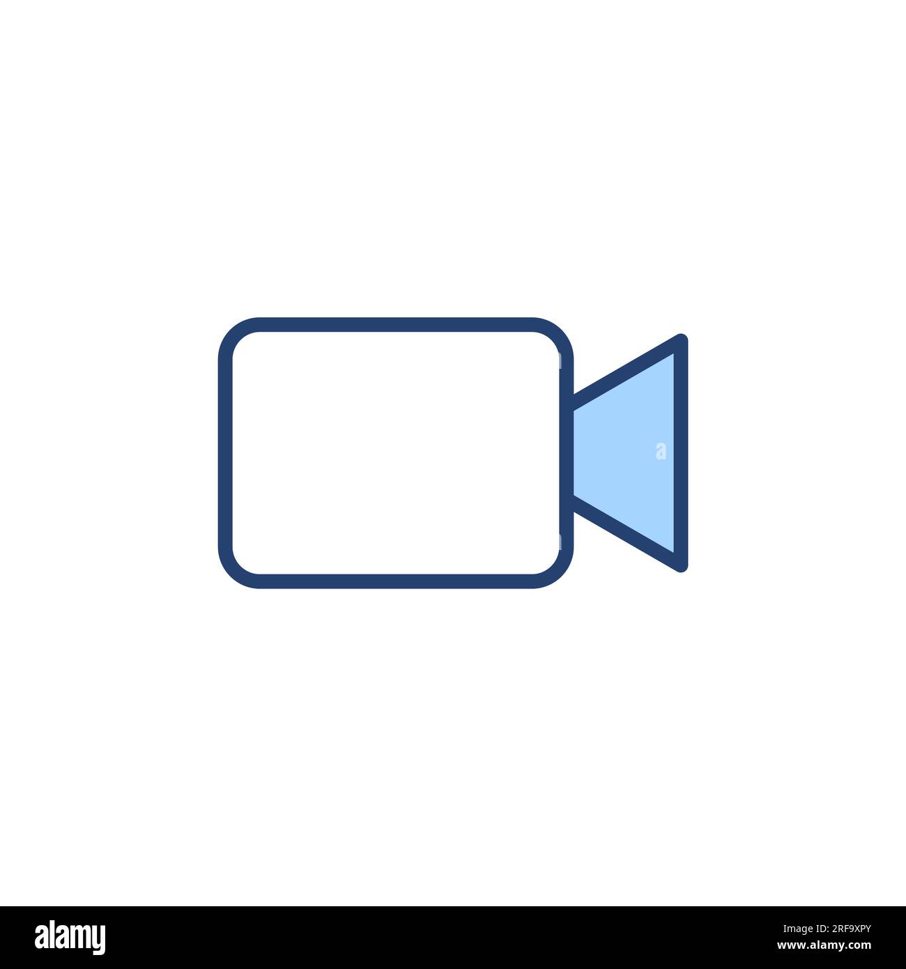 Video icon vector. video camera sign and symbol. movie sign. cinema ...