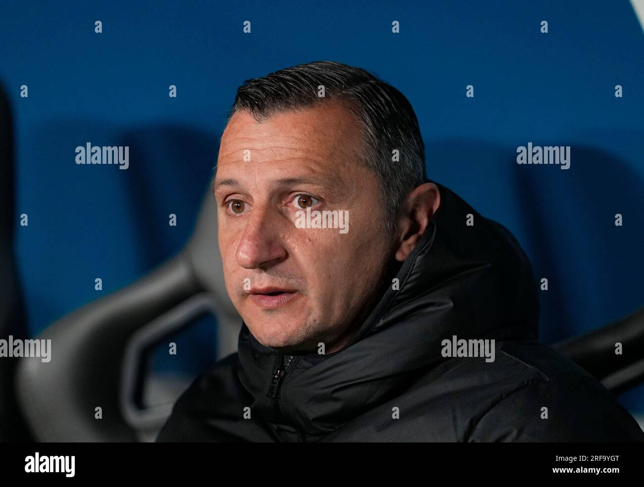 August 01 2023: Vlatko Andonovski (USA) looks on during a game, at ...