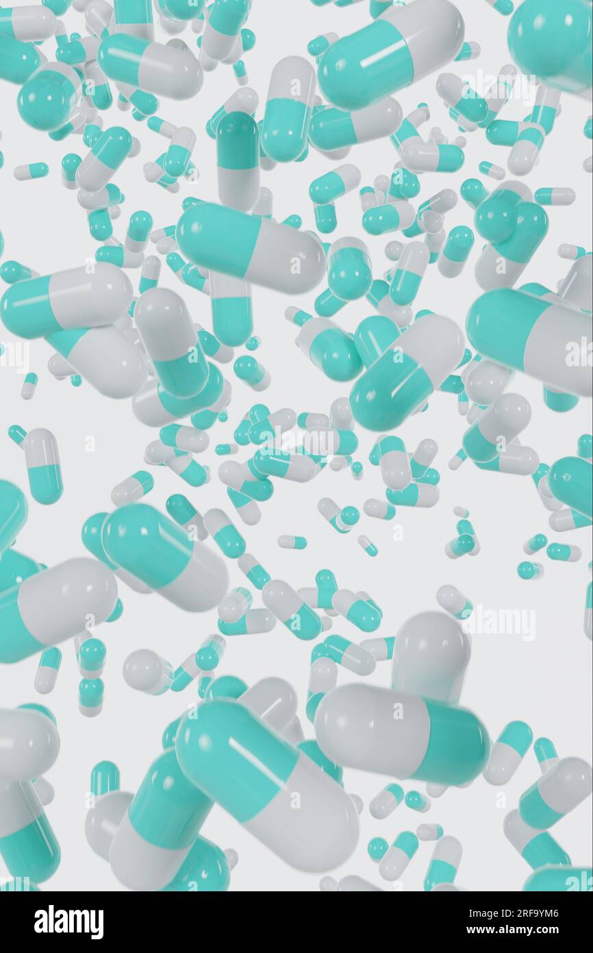 Many medicine capsules Stock Photo - Alamy