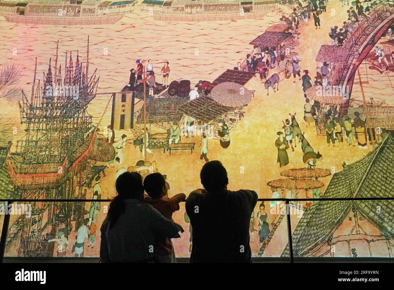 **CHINESE MAINLAND, HONG KONG, MACAU AND TAIWAN OUT** People visit the ...